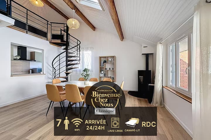 Maison 7 Personnes Avec Terrasse Oradou/pardieu - Puy-de-Dôme