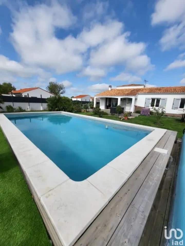 Jolie Maison Familiale Avec Piscine - La Tremblade