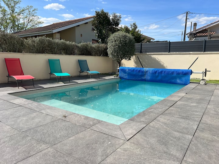 Maison Paisible - Piscine - Bordeaux