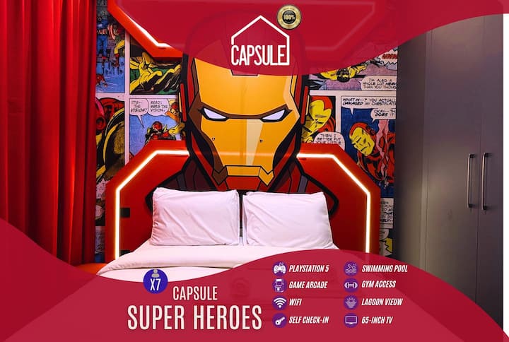 Capsule Super Heroes - Playstation 5 Burj Kha View - United Arab Emirates