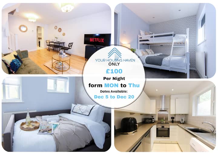 Bright 2br House Free Parking Fast Wifi And Garden - Hemel Hempstead