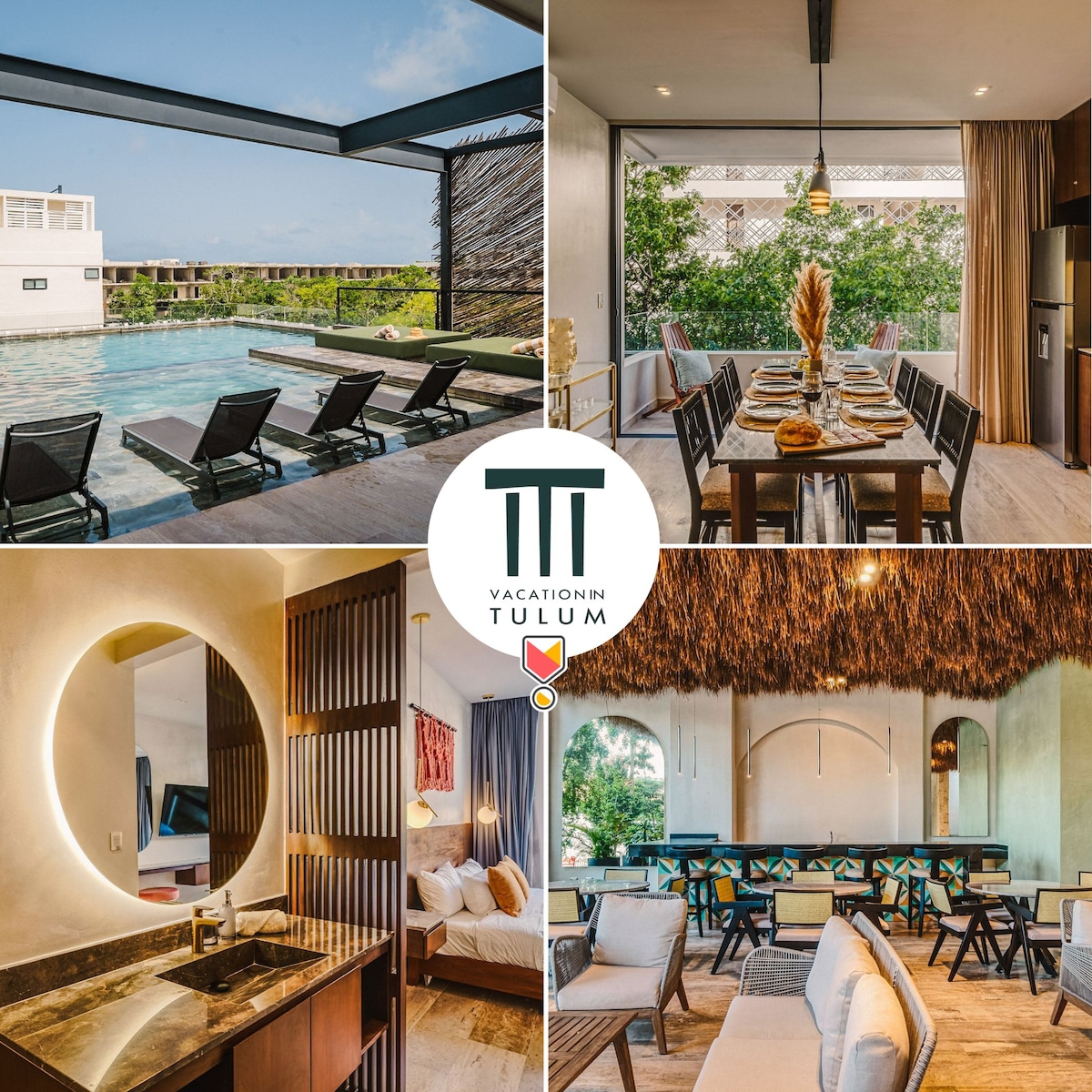 Deluxe Design 3BR w Pool | SPA | Gym | Kids Area - Airbnb