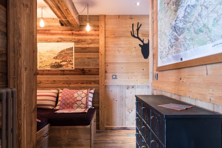 Appartement De Charme - Ambiance Vieux Chalet - Les Contamines-Montjoie