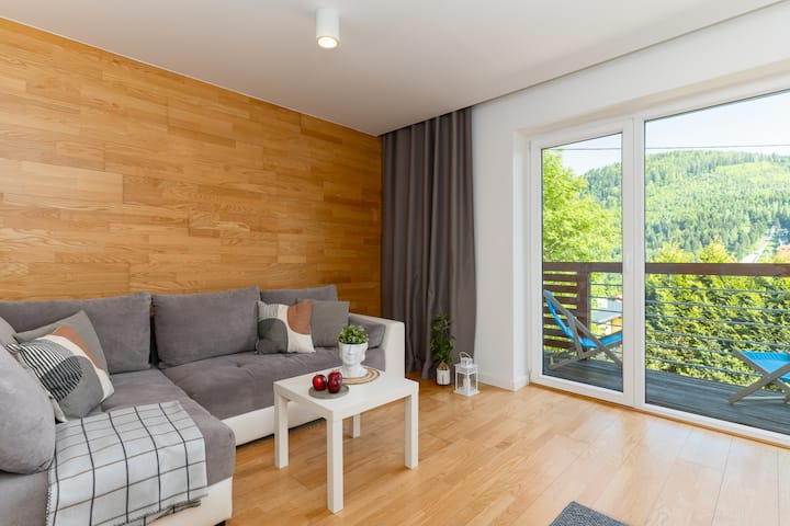 Apartament Z 2 Balkonami Z Widokiem Na Góry - Szczyrk