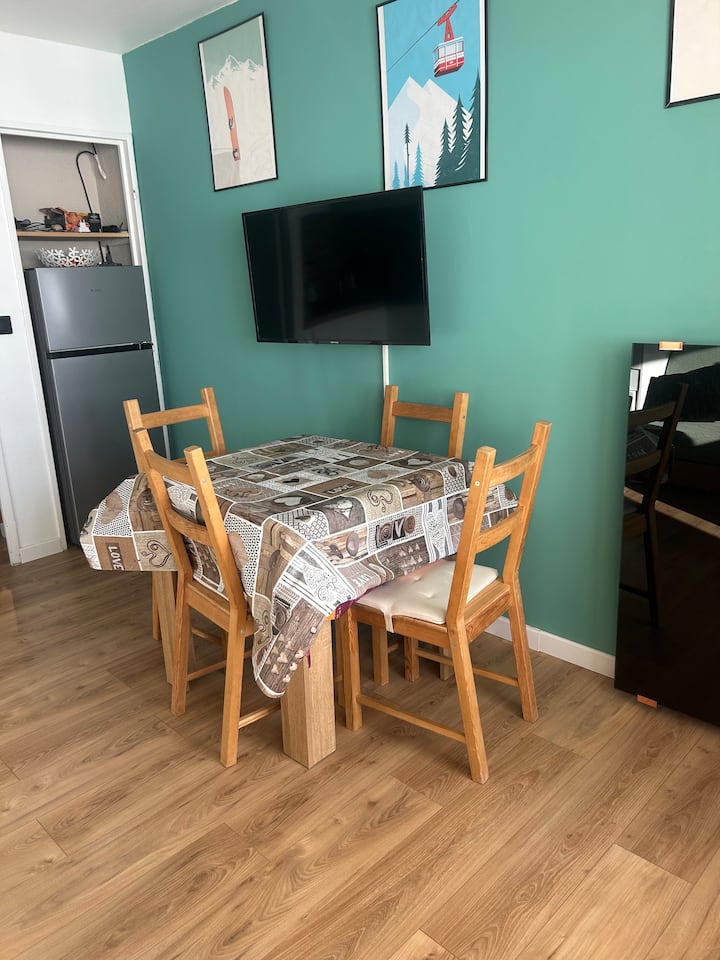 Studio Cosy 27m2 Vue Montagne - Orcières