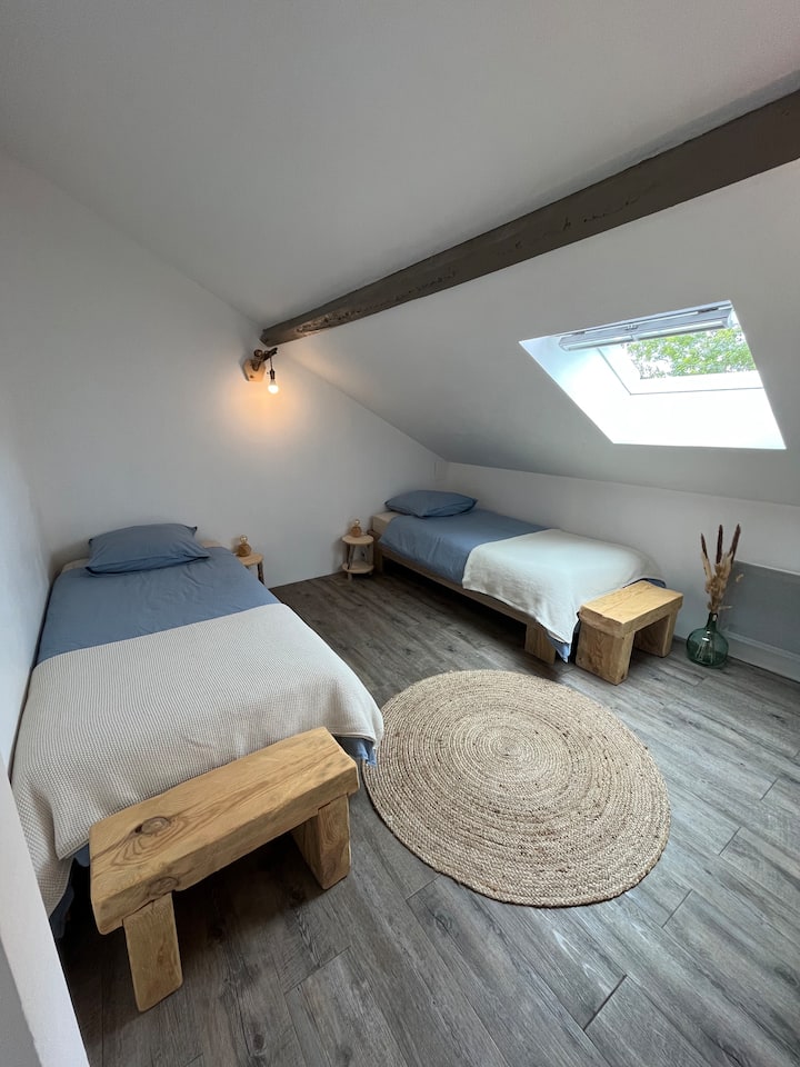 Belles Chambres Dans Grande Maison Avec Jardin - Lit-et-Mixe