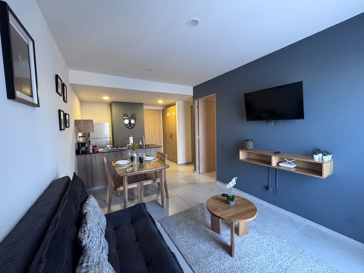 Departamento Céntrico Con Amenidades Nuevo - Guadalajara, Mexico