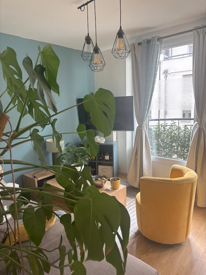 Charmant T2 Lumineux Avec Terrasse Verdoyante - Lille