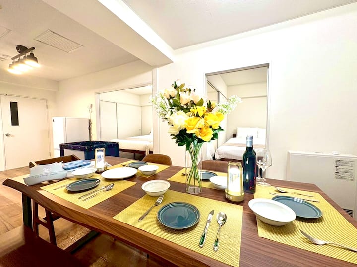 Work Nest 2 Bed Rooms 3 Min To Metro Near Susukino - Hokkaido