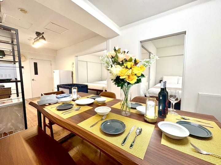 ワーケーションに最適化｜2寝室｜駅徒歩3分｜おもちゃ・子供用品充実｜ev有｜札幌中心地から10分 - Sapporo