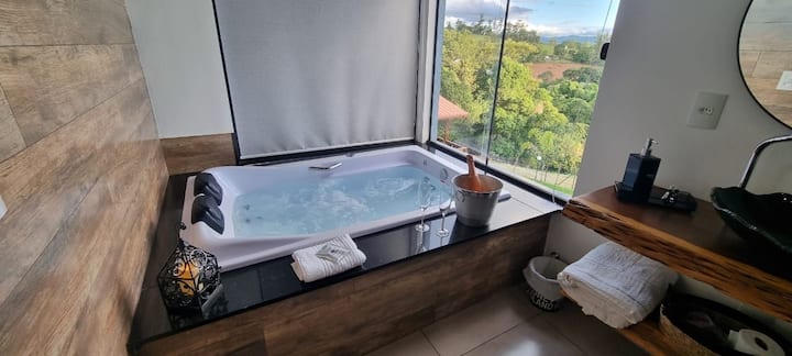 Chalé Beija-flor C/hidro E Piscina Em Socorro - Socorro