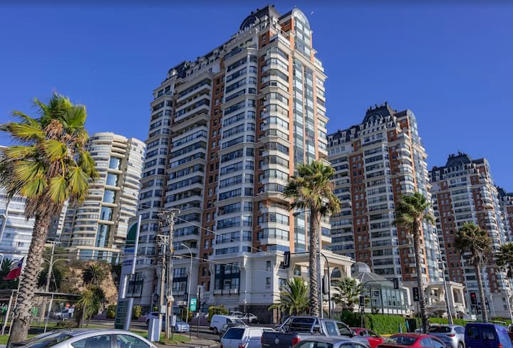 Depto. 6 Personas Frente A La Playa Vina Del Mar - Valparaíso