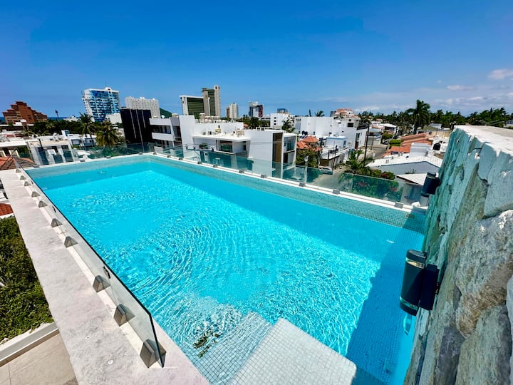 Depa Con Alberca Caminando A La Playa - Mazatlán