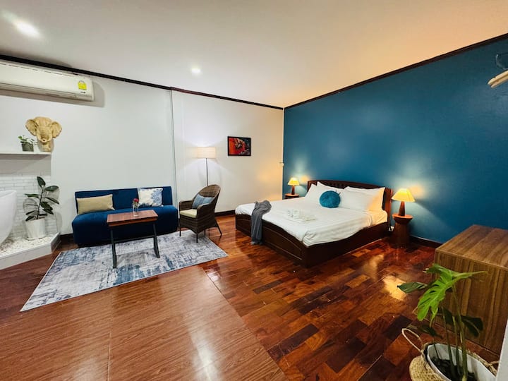 Cozy Studio|centrall Bathtub| Balcony| Freelaundry - Vientiane