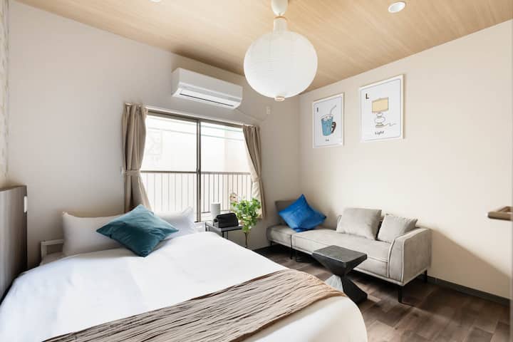 Subway 8-min | 49㎡・sleeps 9 | 2 Stops To Namba - Osaka