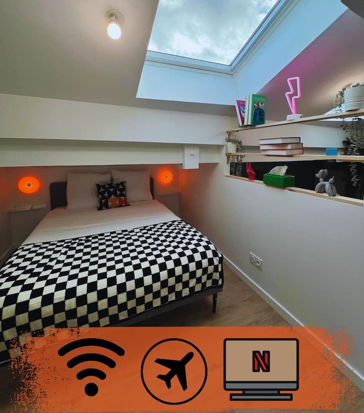 Le Stmartin- Aéroport/airbus-clim- Parking- 4 Pers - Tournefeuille