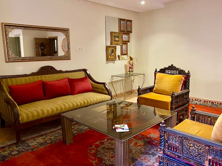 A - Charmant Appartement Calme Au Cœur De Gueliz - Marrakech