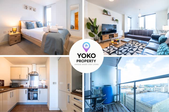 Sleek Apartment • City Centre • Balcony • Parking - Milton Keynes