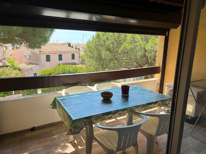 T2 Cap Dagde | Piscine, Tennis & Plages à Pied - Agde