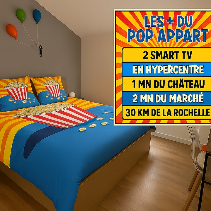 Nouveau ! Arrivée Autonome -Pop Appart-hypercentre - Surgères