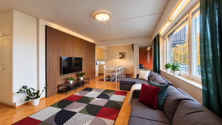 Aura Apartment With River View, Sauna & 3 Bedrooms - Rovaniemi