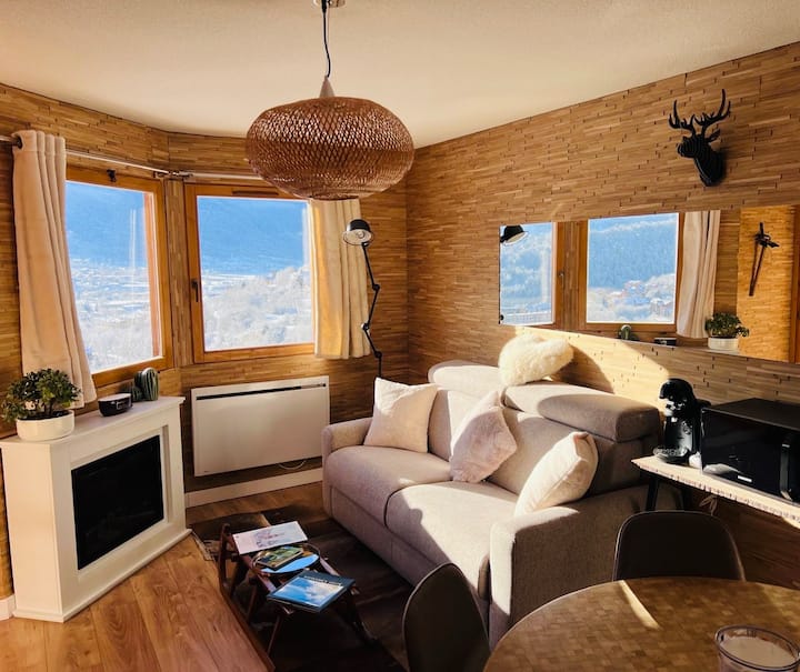 Appartement Belle Vue, Plein Sud Avec Garage - Briançon