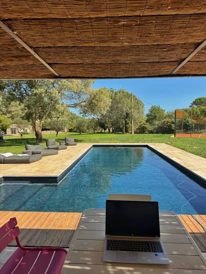 Magnifique Mas Provençal Avec Padel, Piscine, Clim - Aix-en-Provence