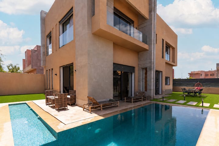 Villa Moderne à 5 Mins Du Centre-ville Marrakech - Marrakech