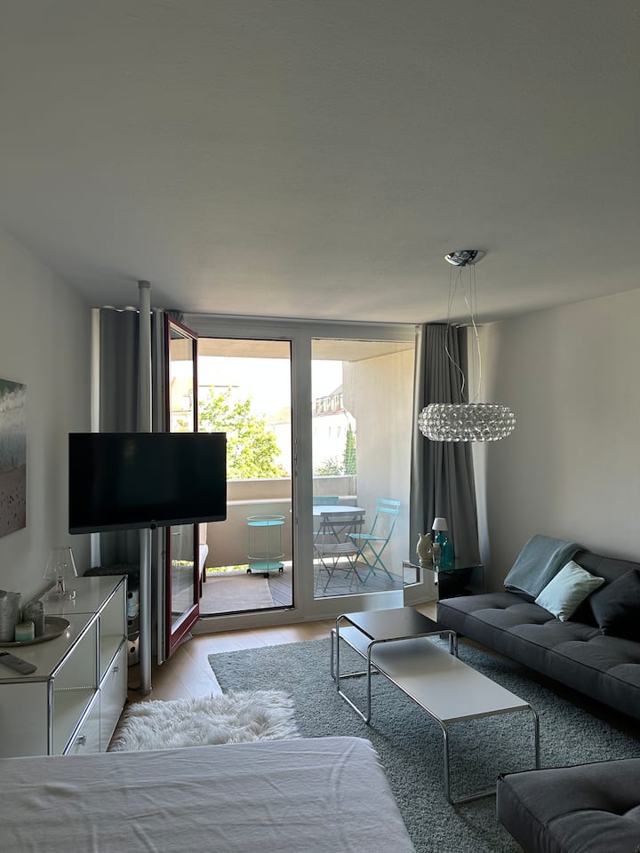 Stylisches 40qm-apartment An Der Münchner Freiheit - München