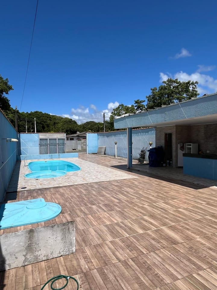 Casa Com Piscina Para 15pessoas,balneáriocaravelas - Matinhos