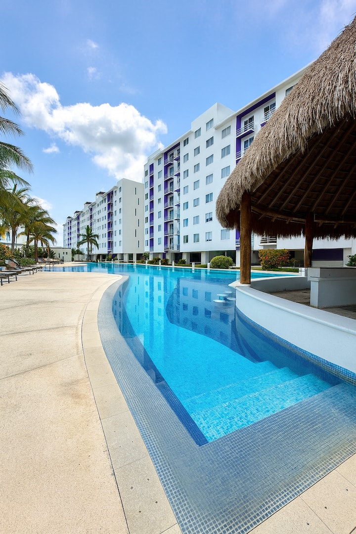 Departamento Para 6 Pax A 7 Min De Zona Hotelera - Cancún