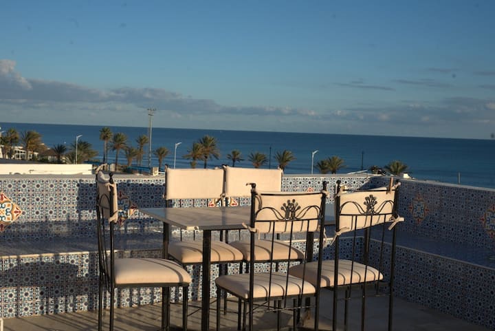 Maison Sonia Sea View Rooftop - Hammamet