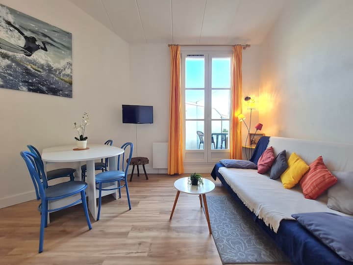 Apt Charme à 200m Plage- Piscine- Terrasse- 4 Lits - La Couarde-sur-Mer