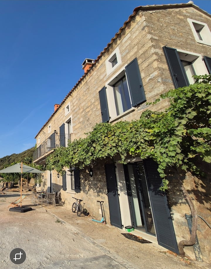 Belle Maison De Famille Avec Vue Panoramique - Olmeto