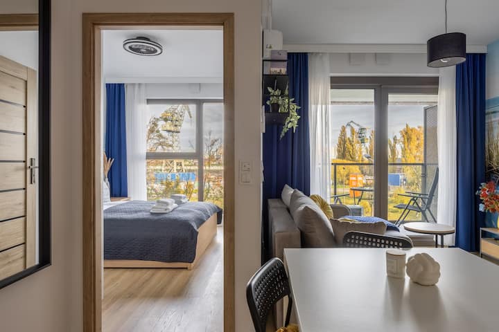 Lily Apart- Crane View & Rooftop Terrace Apartment - Gdańsk