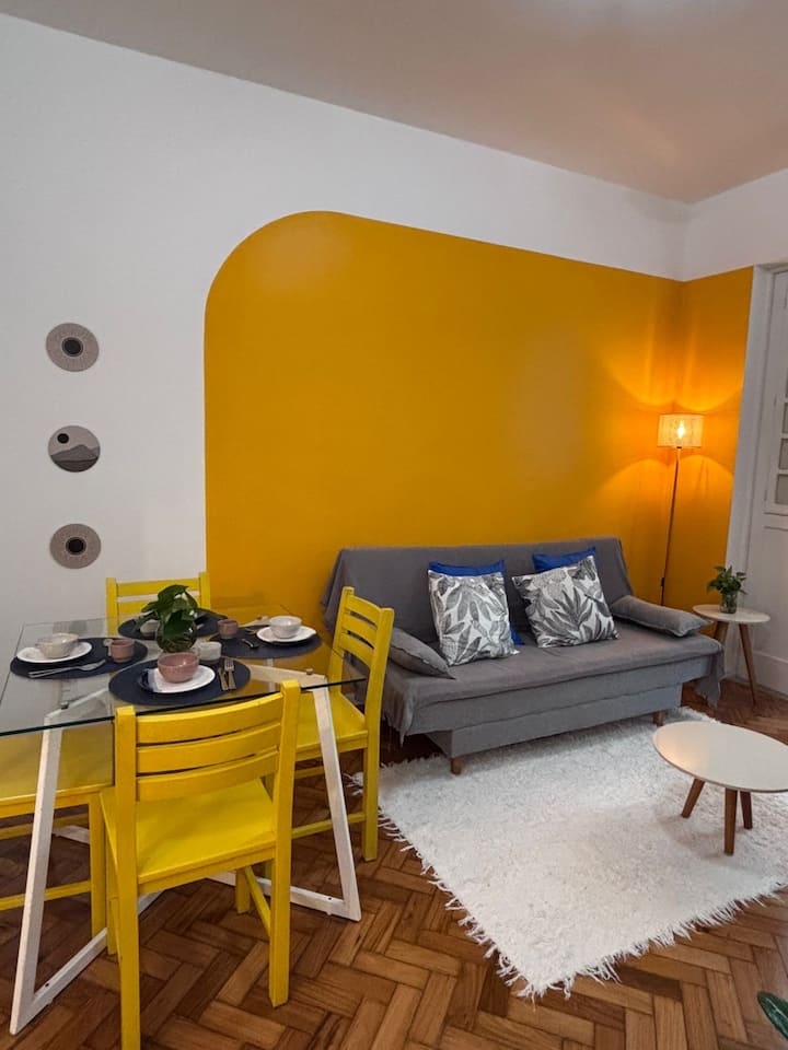 Cozy Sunny Apt | Beach 300m | 47m2 | 1 Bedroom - リオデジャネイロ