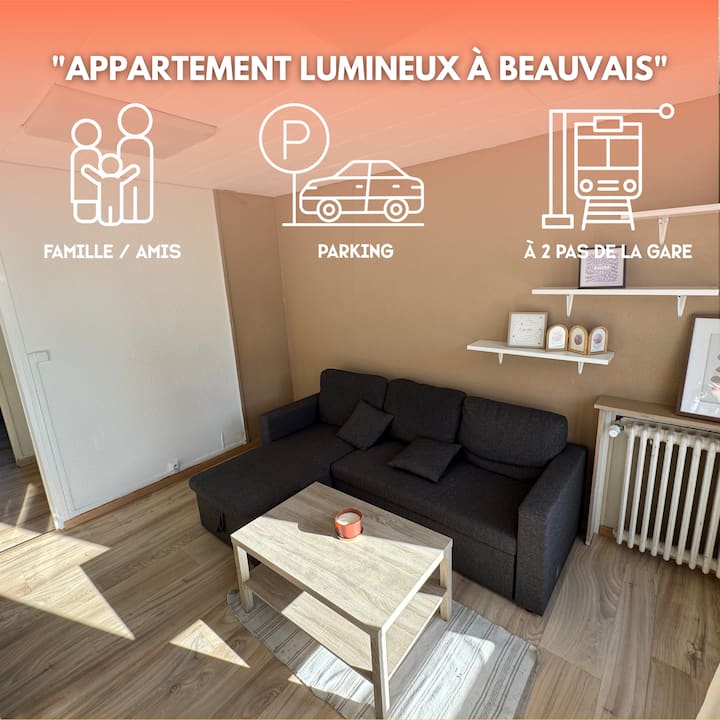 Grand Appartement Lumineux - Parc Saint Paul