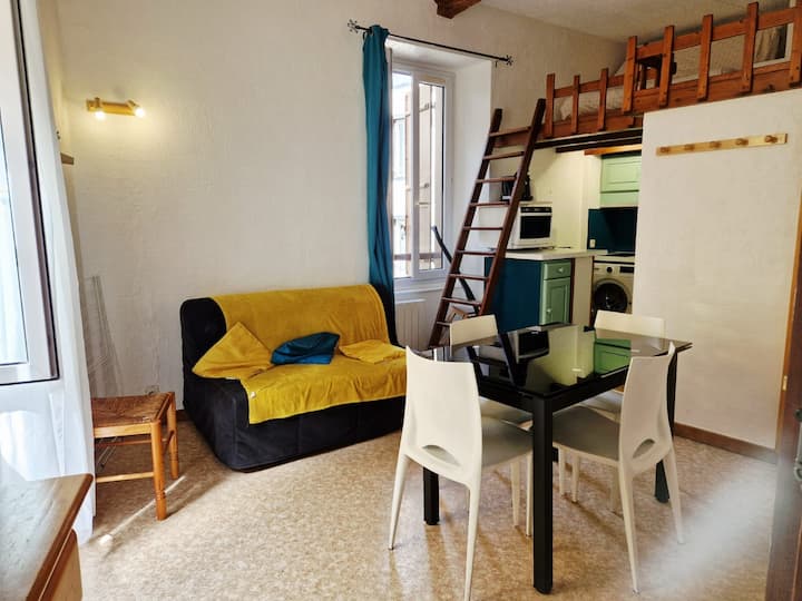 T2 Plein Centre-ville à 200m Des Télécabines - Ax-les-Thermes