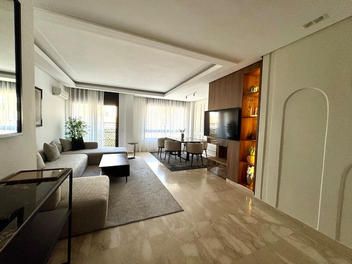 Luxe & Sérénité – 3 Chambres à 3 Min Du Stade M5 - Casablanca