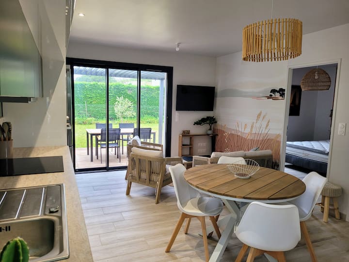 Villa ØBréa - F3 Neuf 200m Plage Et Marché+jardin - Saint-Denis-d'Oléron