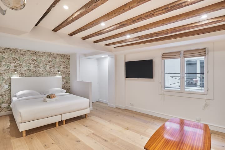 Grand Studio Climatisé Pour 4 Personnes - París