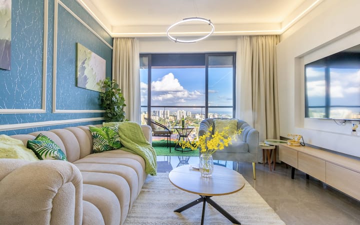 Cozy 2br Riara One | Heated Pool, Gym & City View - 나이로비