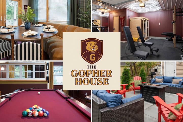 The Gopher House | Gym + Sauna + Game Room - Minneapolis, MN