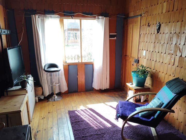 Cama En Habitación Privada, Cabaña Compartida. - Futaleufu