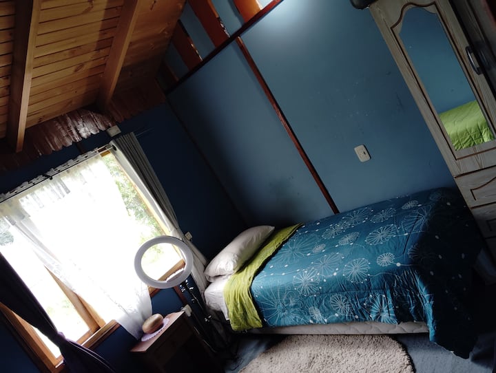 Cama En Habitación Privada, Cabaña Compartida. - Futaleufú