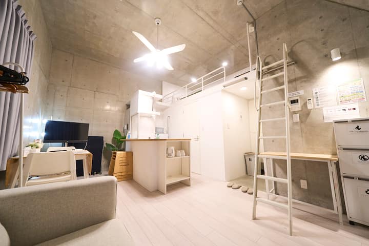 Akihabara, Ueno| Studio W/ Loft 5ppl| Check-in10am - Ueno