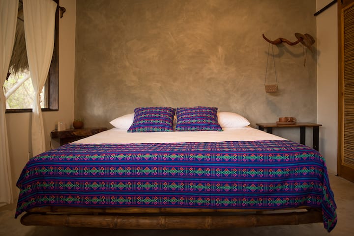 Mezcali - Ac Purple Rain - Cabaña Entre áRboles - Mazunte