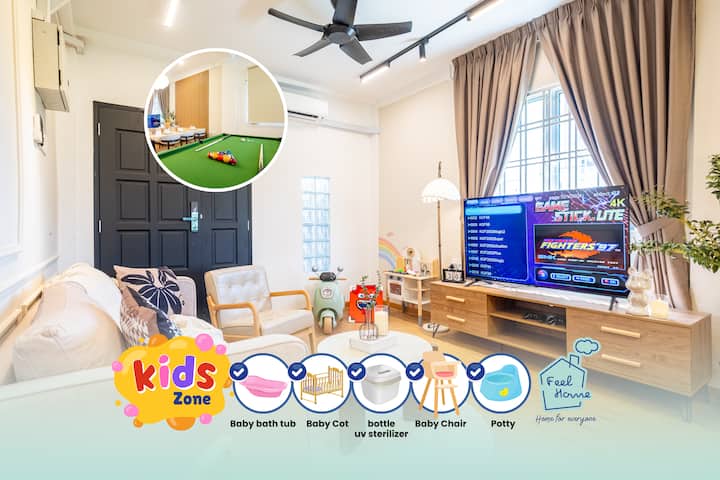 Oug Corner Landed|6br Cozy Gathering+kids Friendly - Puchong
