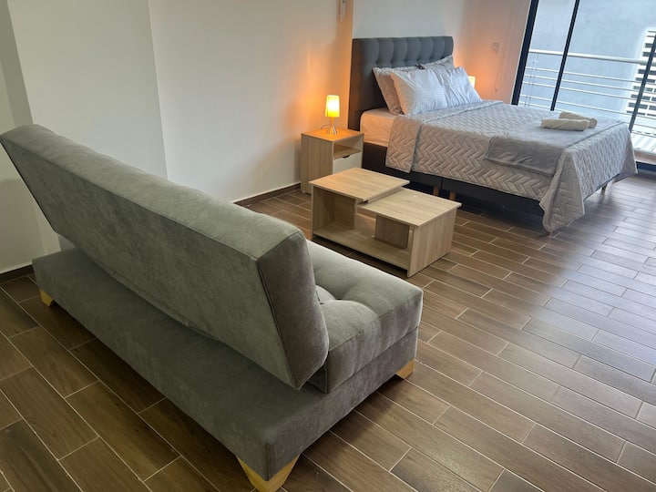 Moderno Apartaestudio Con A/c Y Parqueadero Seguro - Acacias