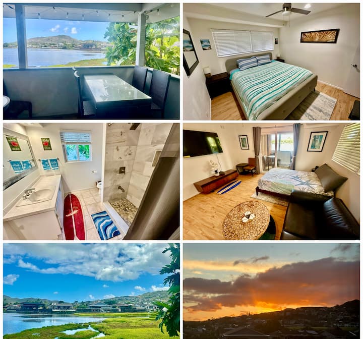 Ohana Unit: Work, Stay, & Play In Kailua With View - Kailua, HI